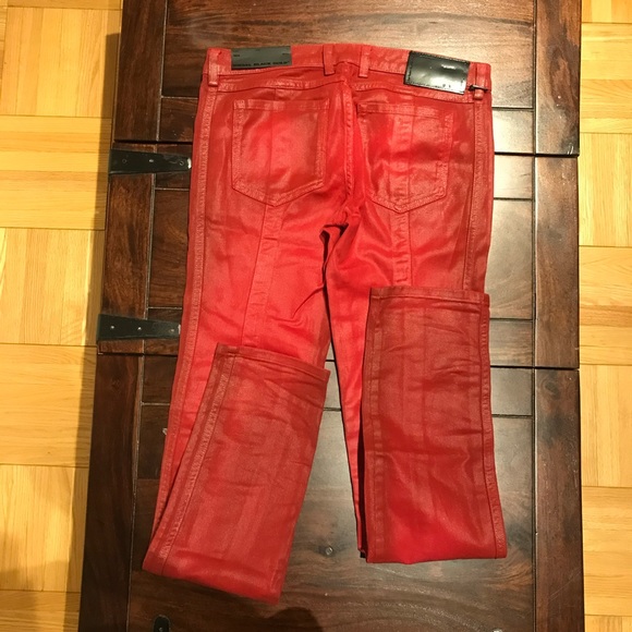 Diesel Black Gold | Jeans | Coated Red Denim Diesel Black Gold Skinny ...